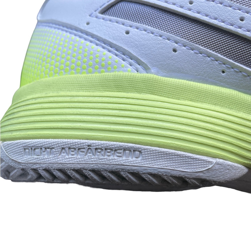 Adidas Sonic Attack White And Lime Green Tennis Shoes… - Gem